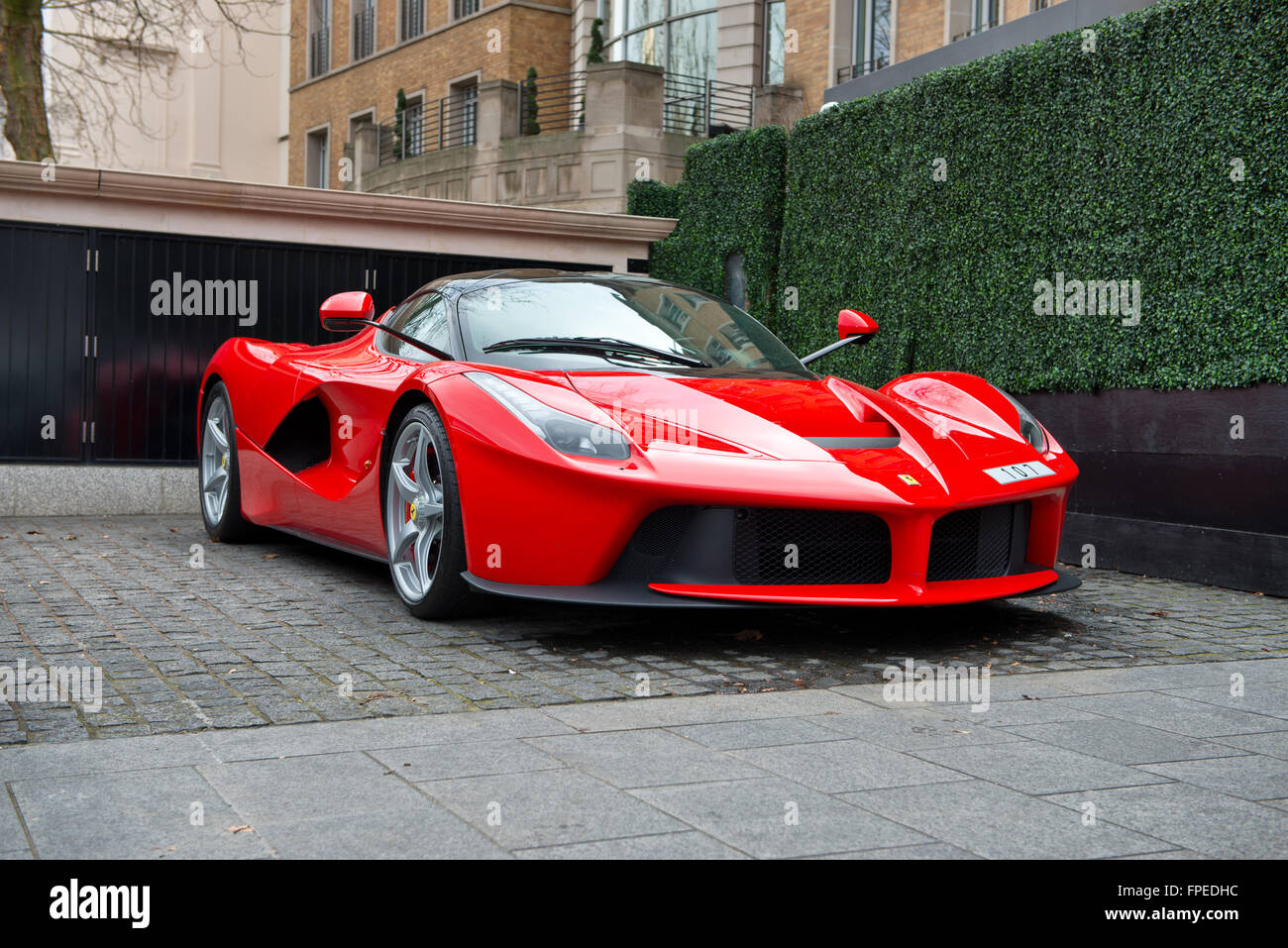 Red Ferrari Laferrari High Resolution Stock Photography and Images - Alamy