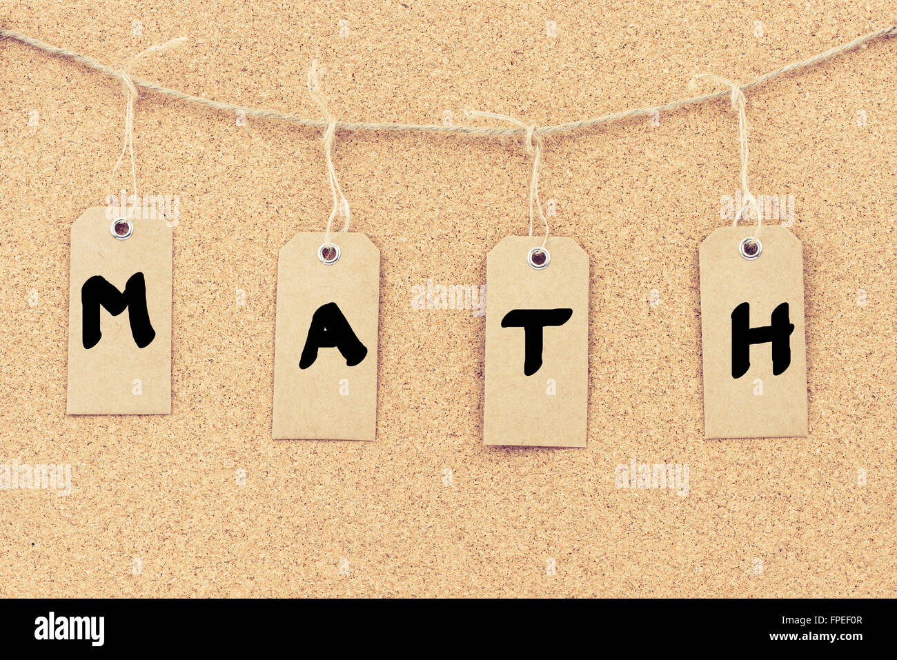 The Word Math In Letters