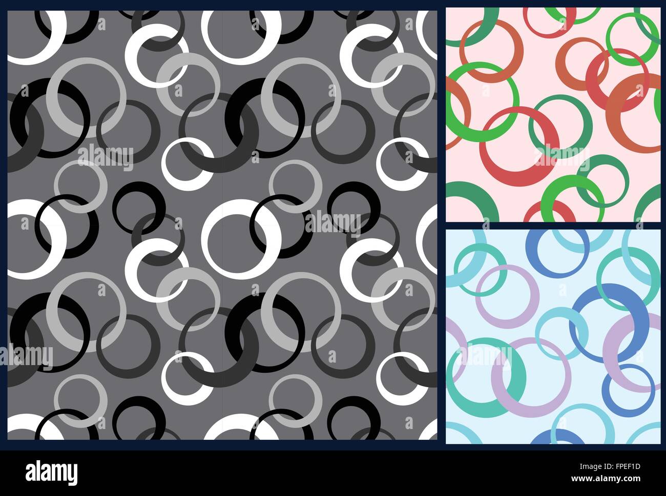 seamless rings pattern Stock Vector Image & Art - Alamy