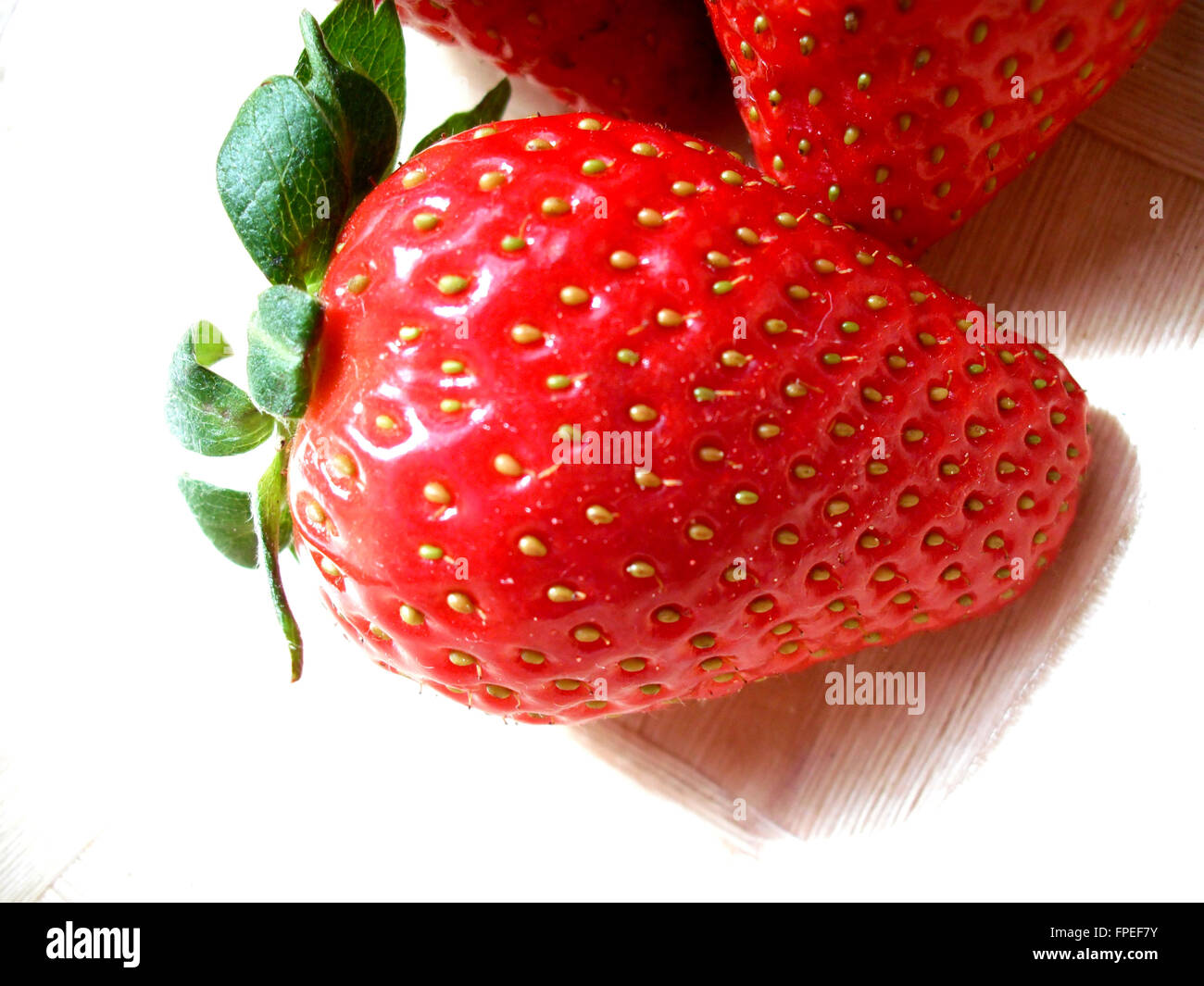 Closeup of strawberries Stock Photo - Alamy