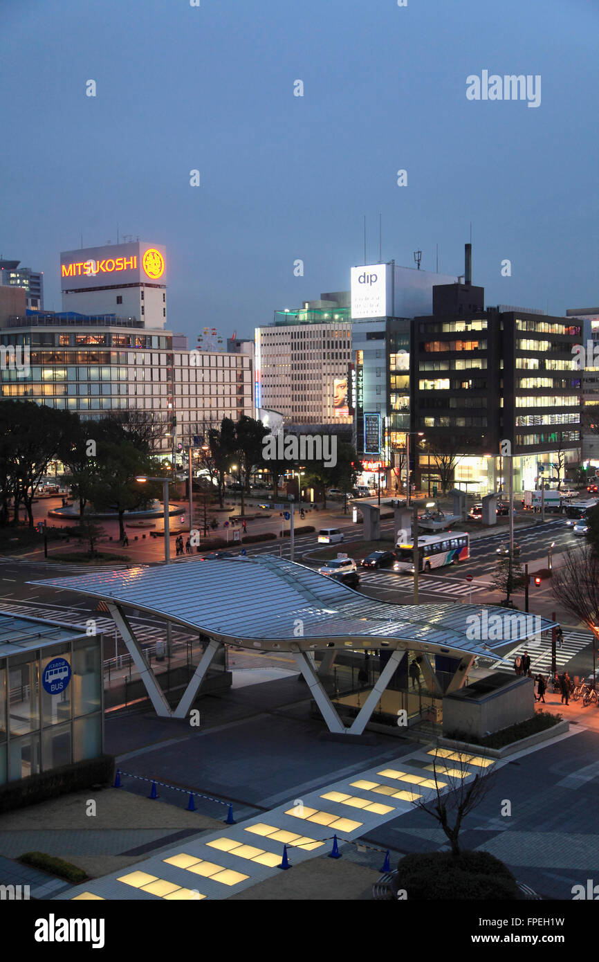 Japan, Nagoya, Sakae, skyline Stock Photo - Alamy
