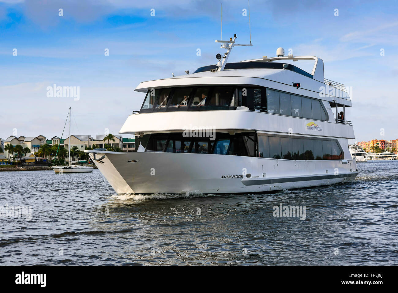 The Naples Princess leaves Naples marina for an evening cruise around ...