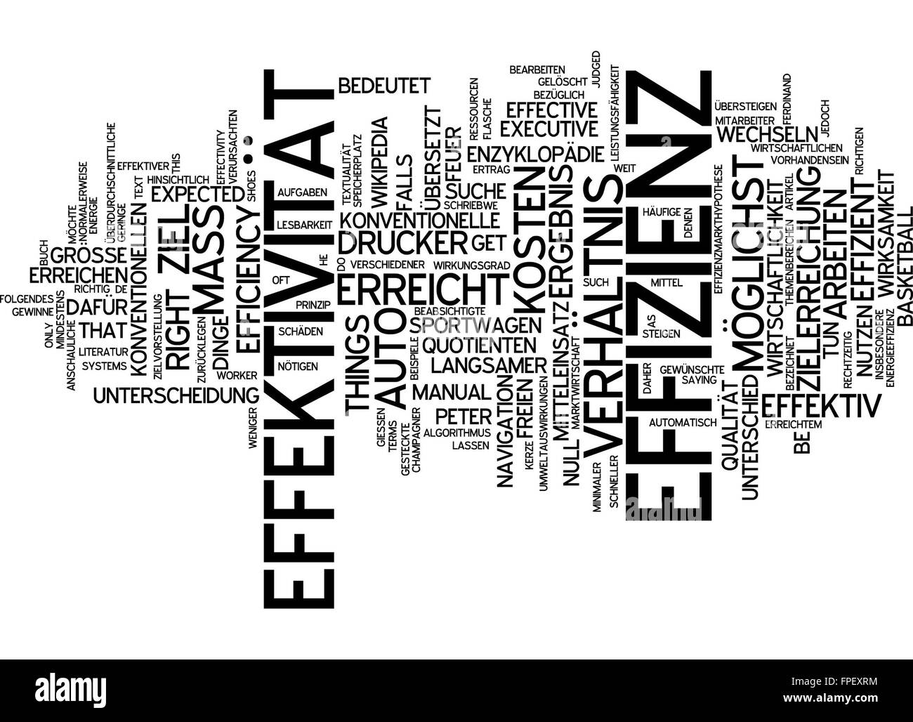 Effizienz High Resolution Stock Photography and Images - Alamy