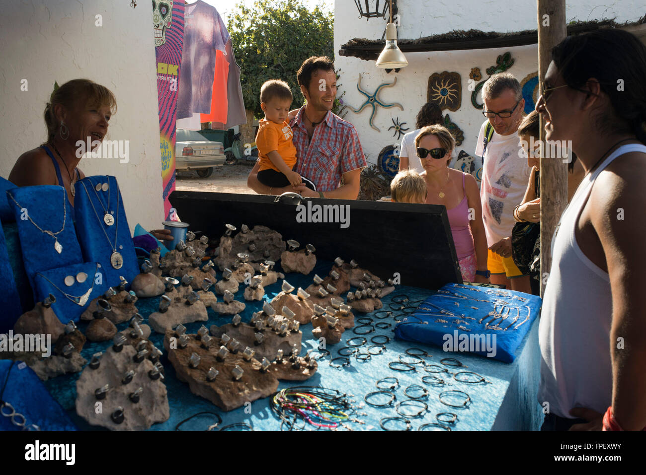 Hippy Market, Pilar de la Mola, Formentera, Balearic Islands, Spain ...