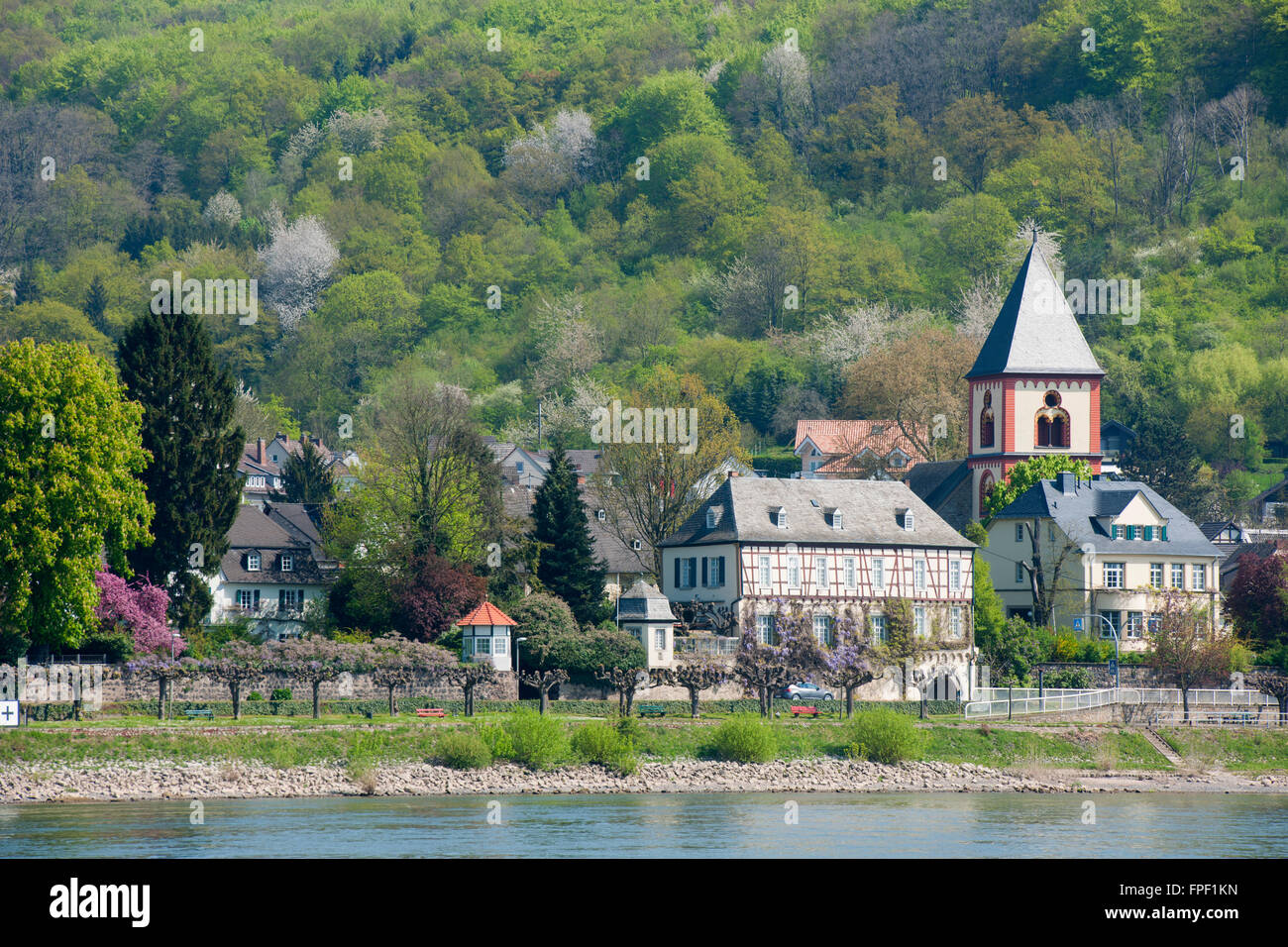 Deutschland, Rheinland-Pfalz, Erpel, ehemaliger Fronhof des Kölner ...