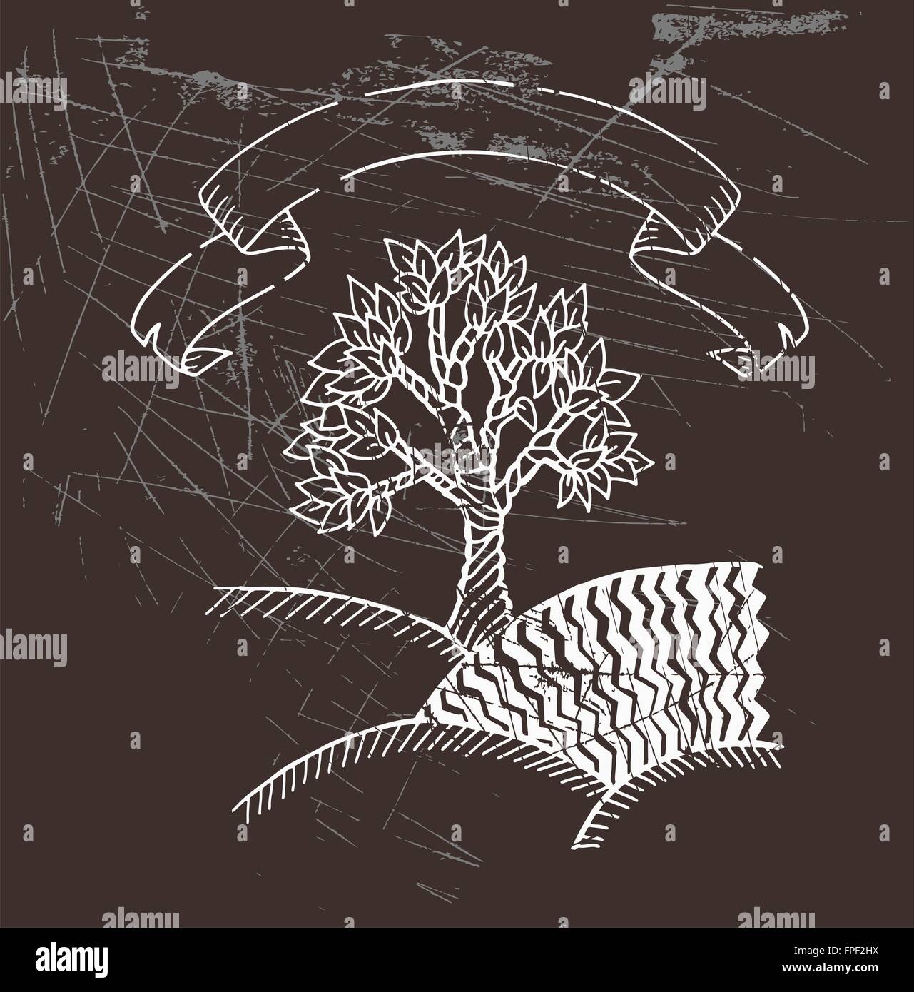 Hand drawn doodle tree Stock Vector Image & Art - Alamy