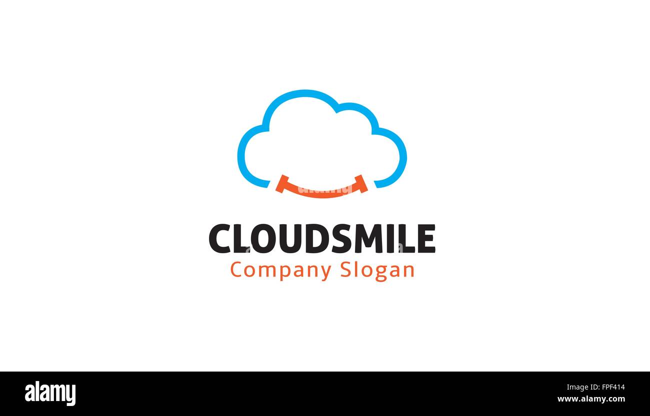 Cloud Smile Design Illustration Stock Vector Image & Art - Alamy
