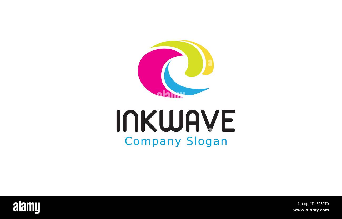 Ink Wave Design Illustration Stock Vector Image & Art - Alamy