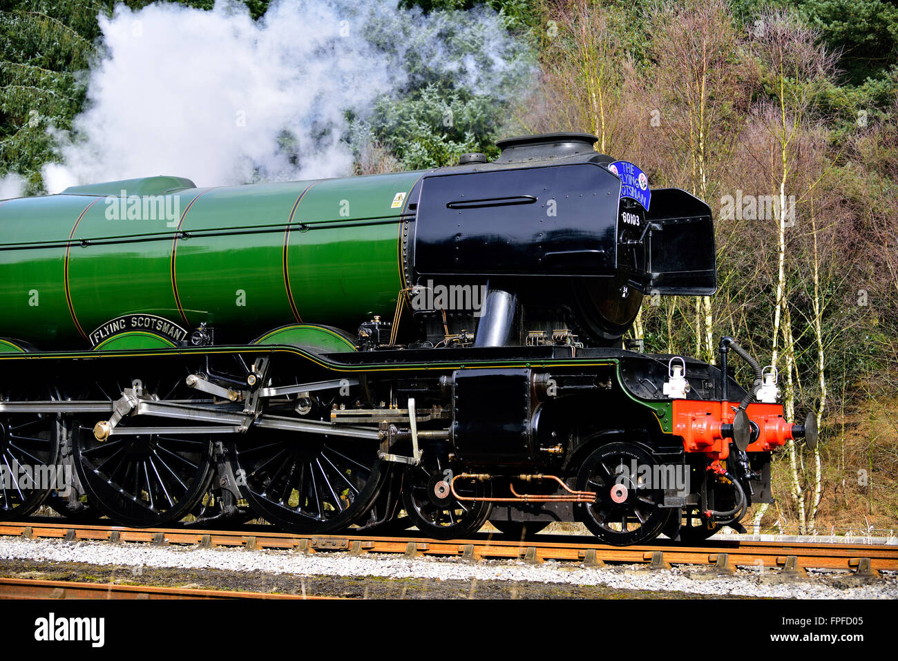 Famous steam train flying hi-res stock photography and images - Alamy