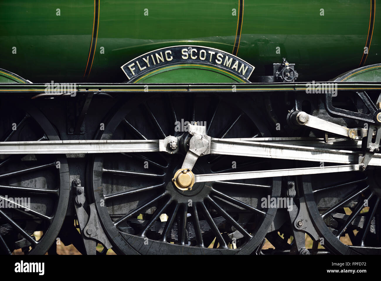 The recently refurbished Flying Scotsman Stock Photo - Alamy