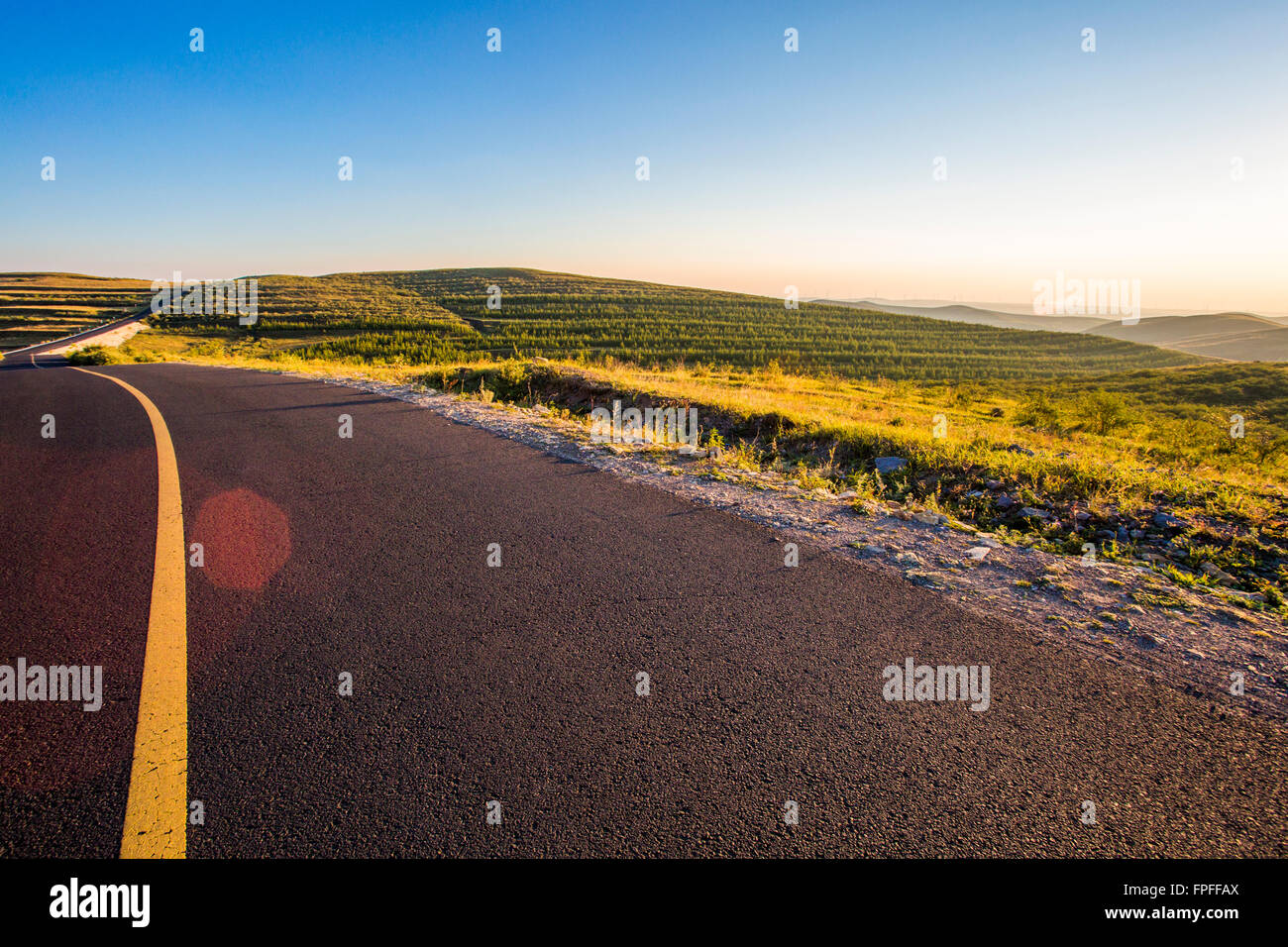Grassland scenery in Hebei province, China Stock Photo - Alamy