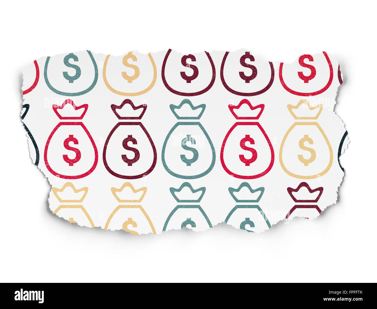 Ripped money sack hi-res stock photography and images - Alamy