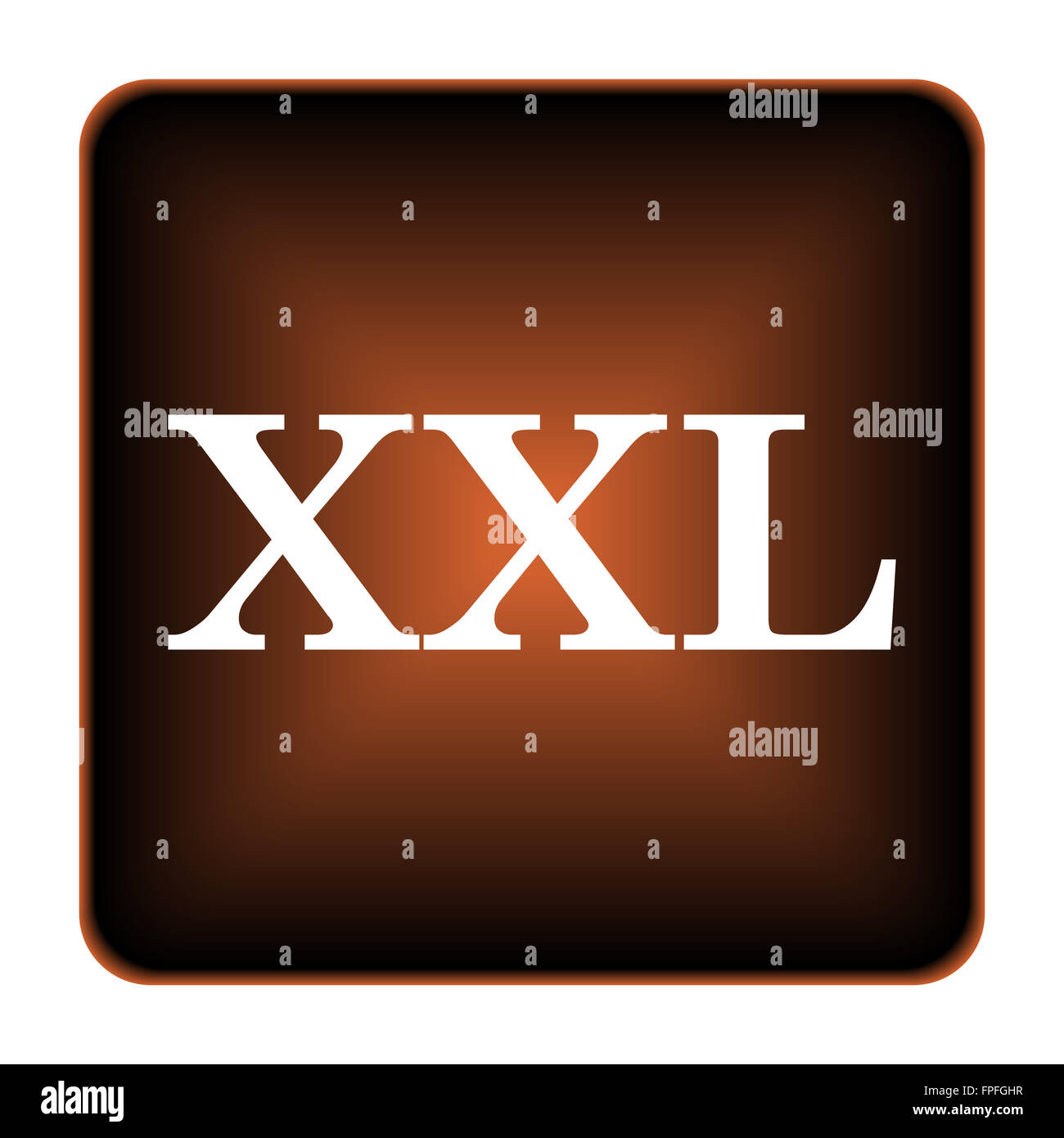XXL icon. Internet button on white background Stock Photo - Alamy