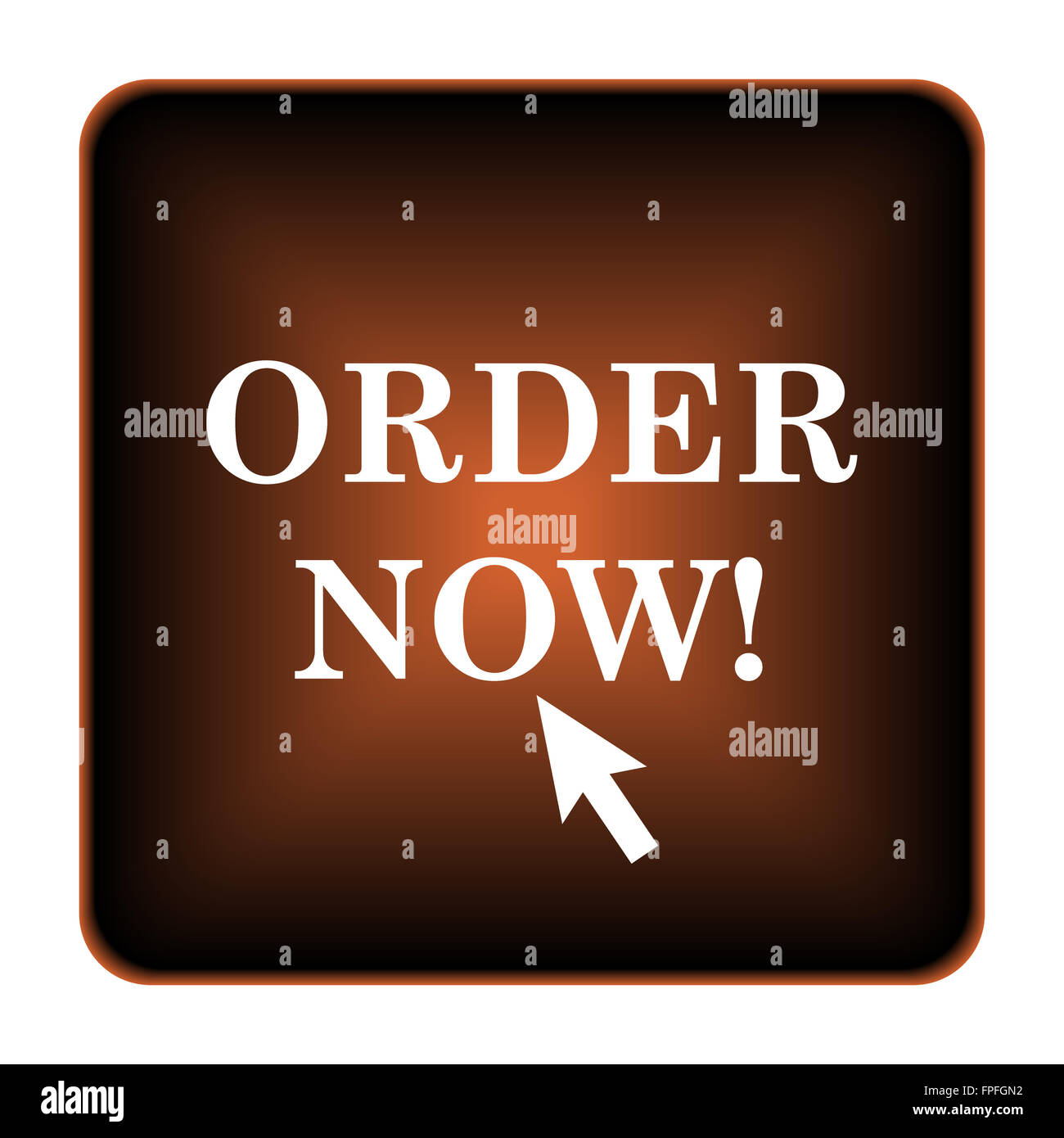 Order now icon. Internet button on white background Stock Photo - Alamy