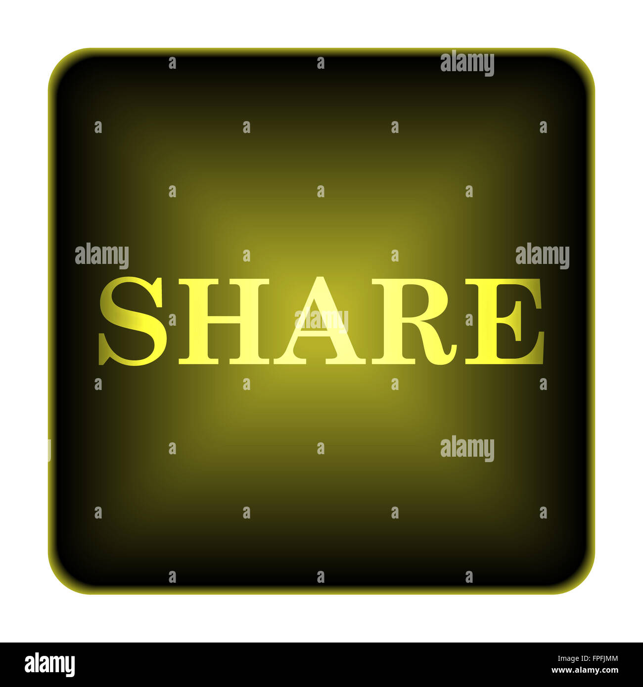 Share icon. Internet button on white background Stock Photo - Alamy