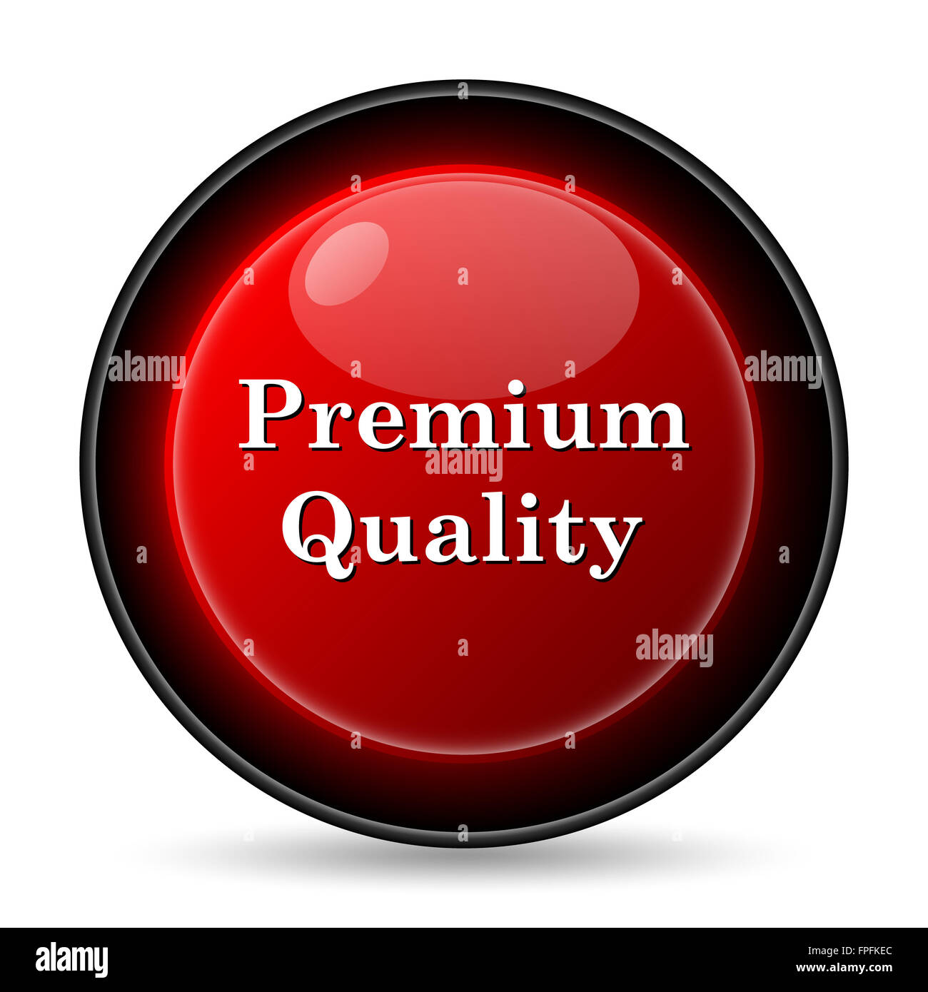 Premium quality icon. Internet button on white background Stock Photo ...