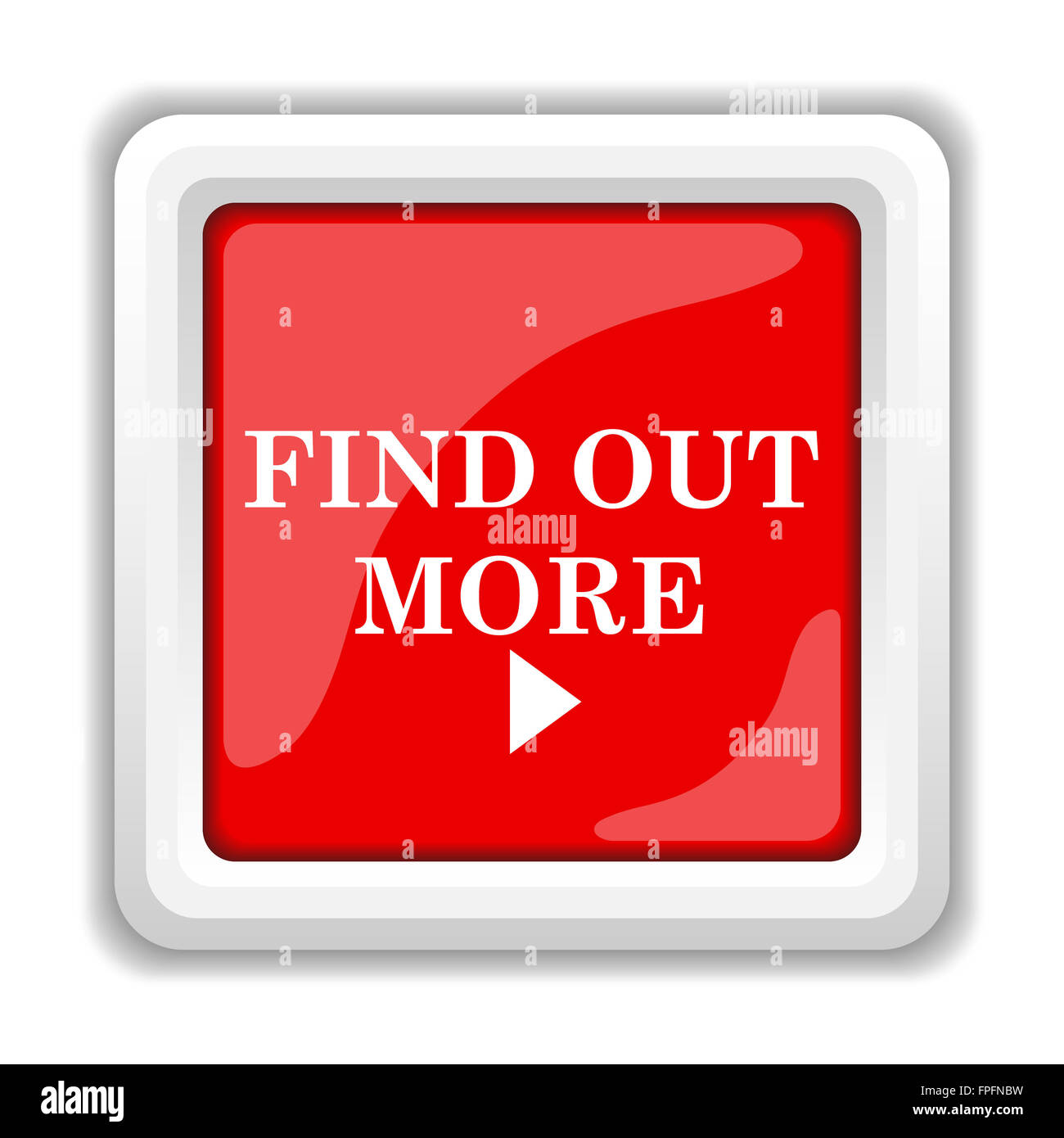 Find out more icon. Internet button on white background Stock Photo - Alamy