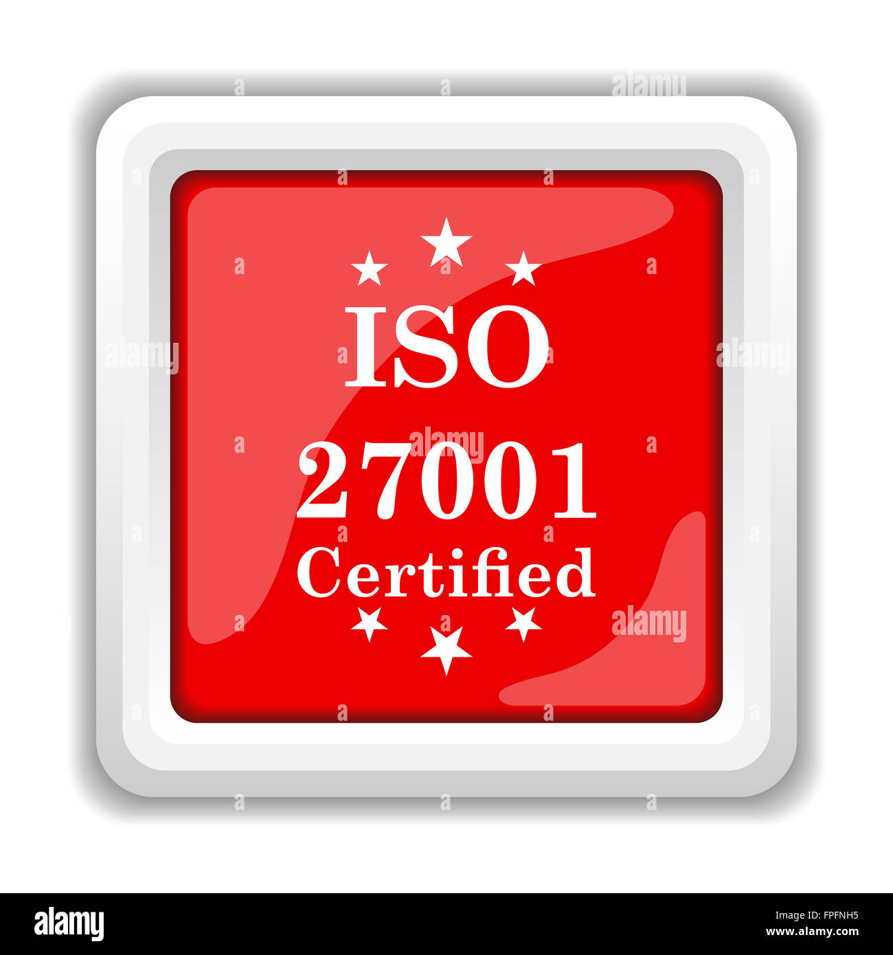 ISO 27001 icon. Internet button on white background Stock Photo - Alamy ISO 27001 icon. Internet button on white background Stock Photo - Alamy