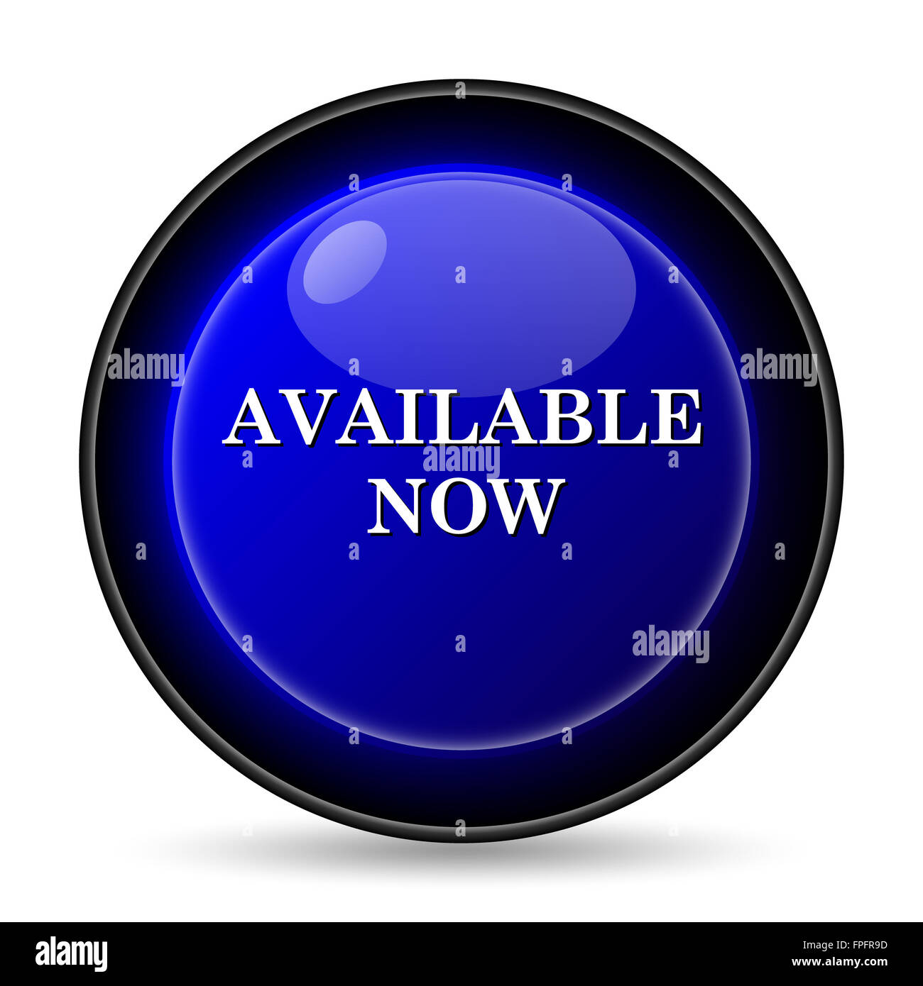 Available now icon internet hi-res stock photography and images - Alamy