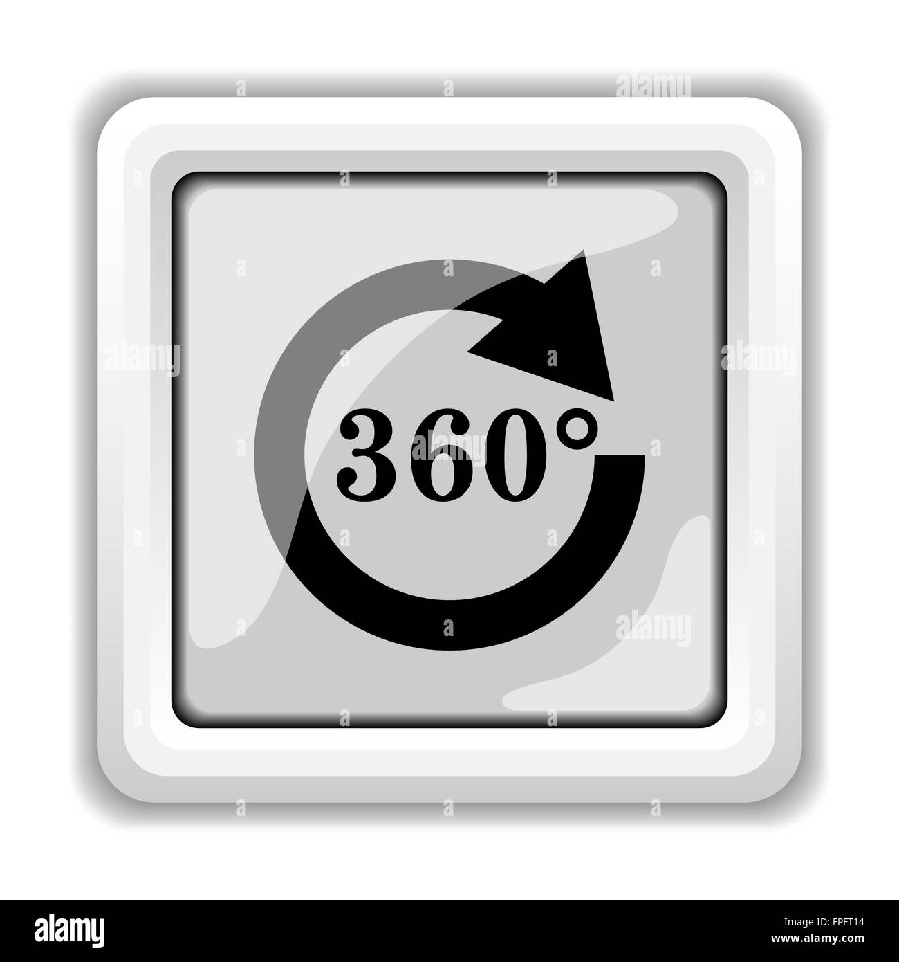 Reload 360 icon. Internet button on white background Stock Photo - Alamy