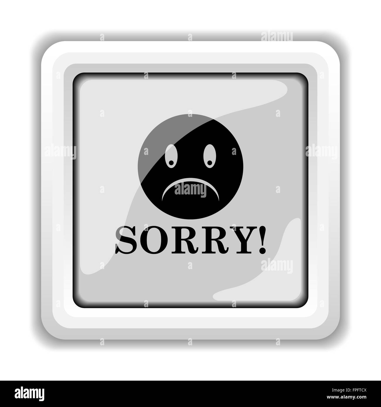 Sorry apologize Black and White Stock Photos & Images - Alamy