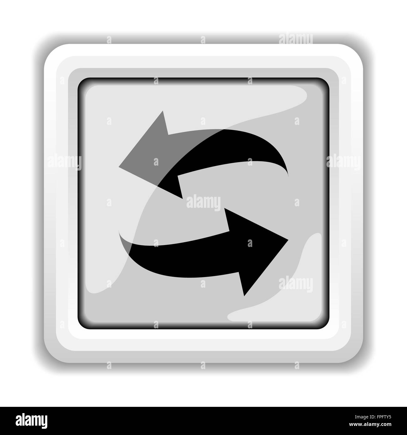 Swap icon. Internet button on white background Stock Photo - Alamy