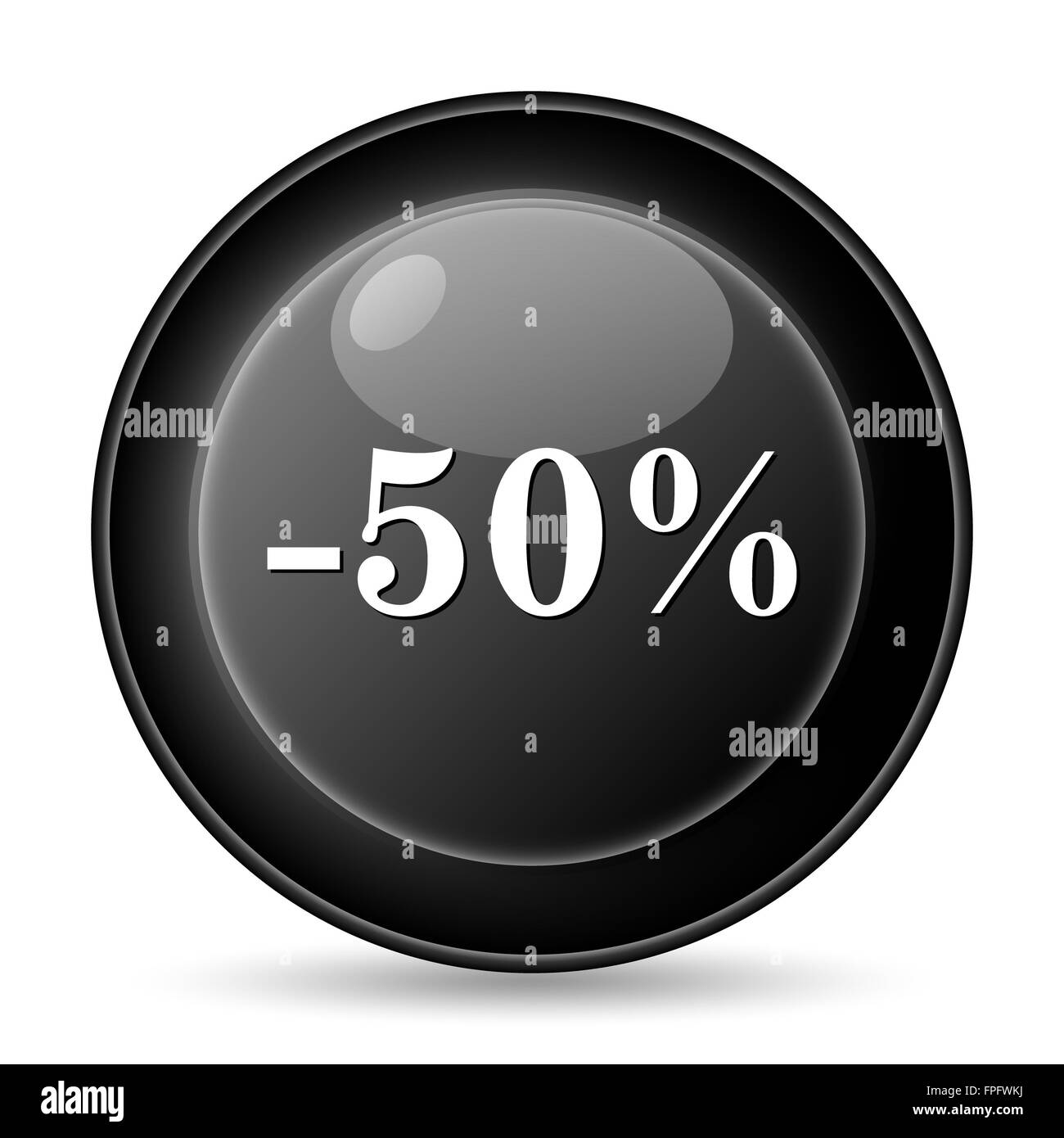 50 percent off illustration Black and White Stock Photos & Images - Alamy
