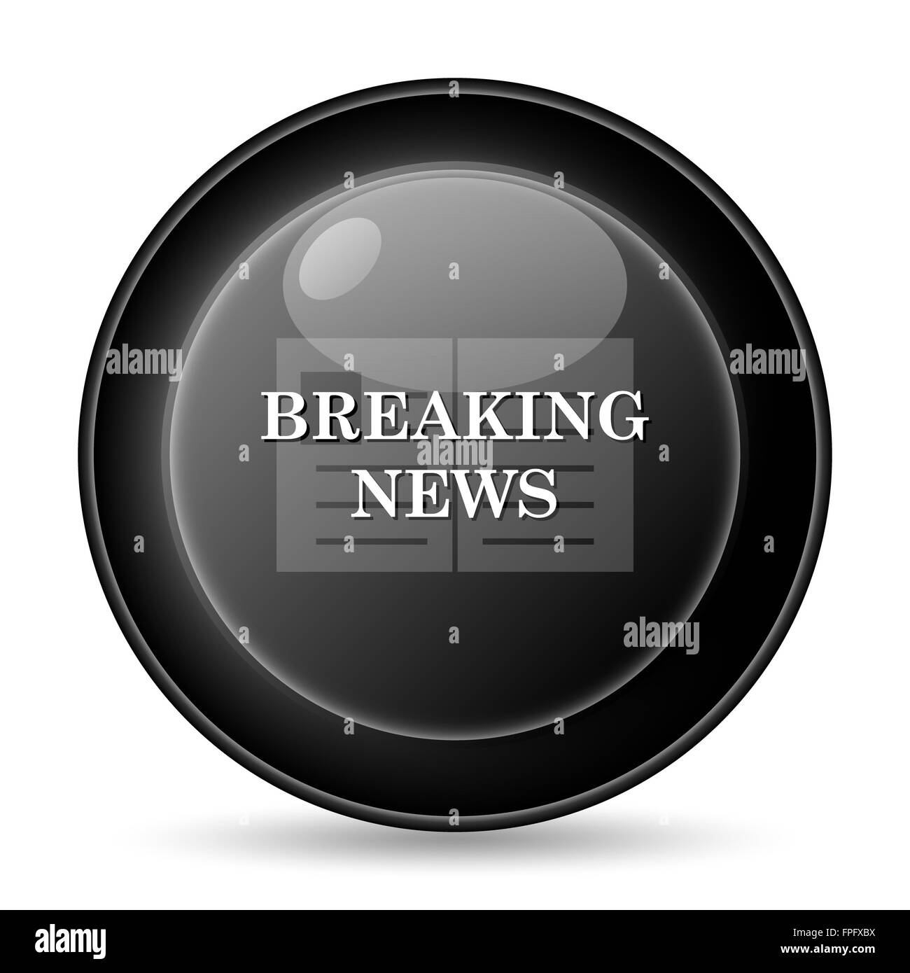 Newscast screen Black and White Stock Photos & Images - Alamy