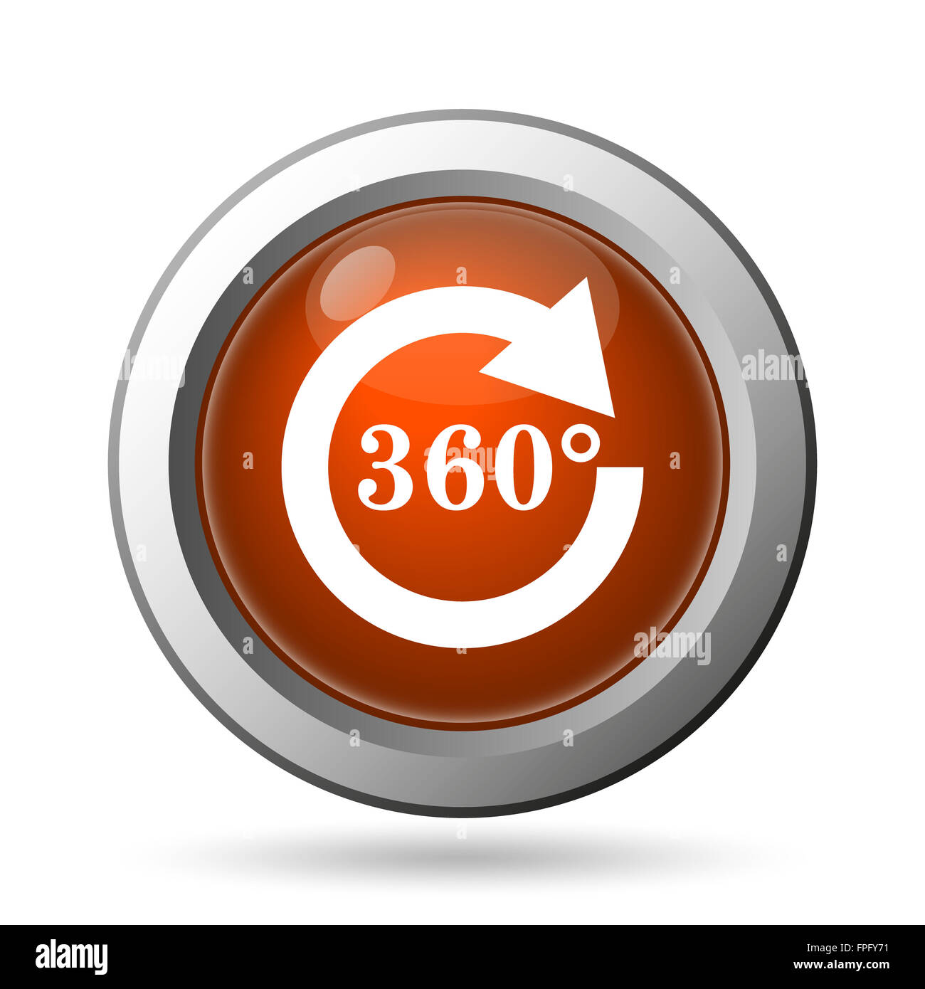 Reload 360 icon. Internet button on white background Stock Photo - Alamy