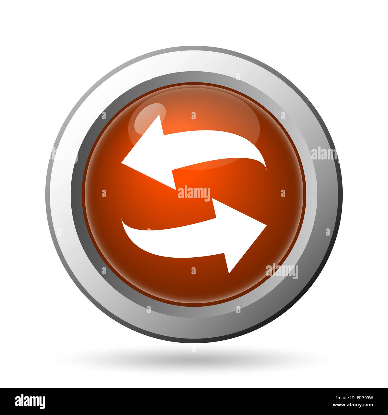 Swap icon. Internet button on white background Stock Photo - Alamy
