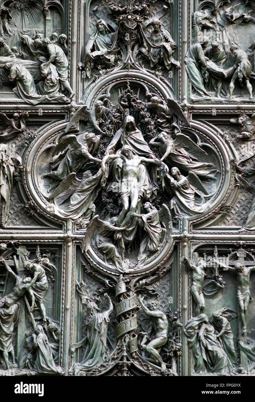 Detail view monumental entrance hi-res stock photography and images - Alamy