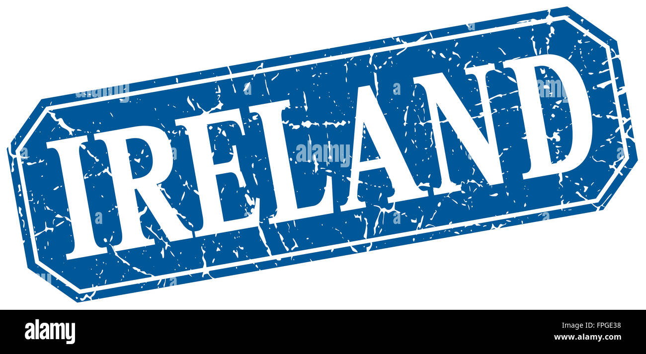 Retro travel stamp ireland hi-res stock photography and images - Alamy