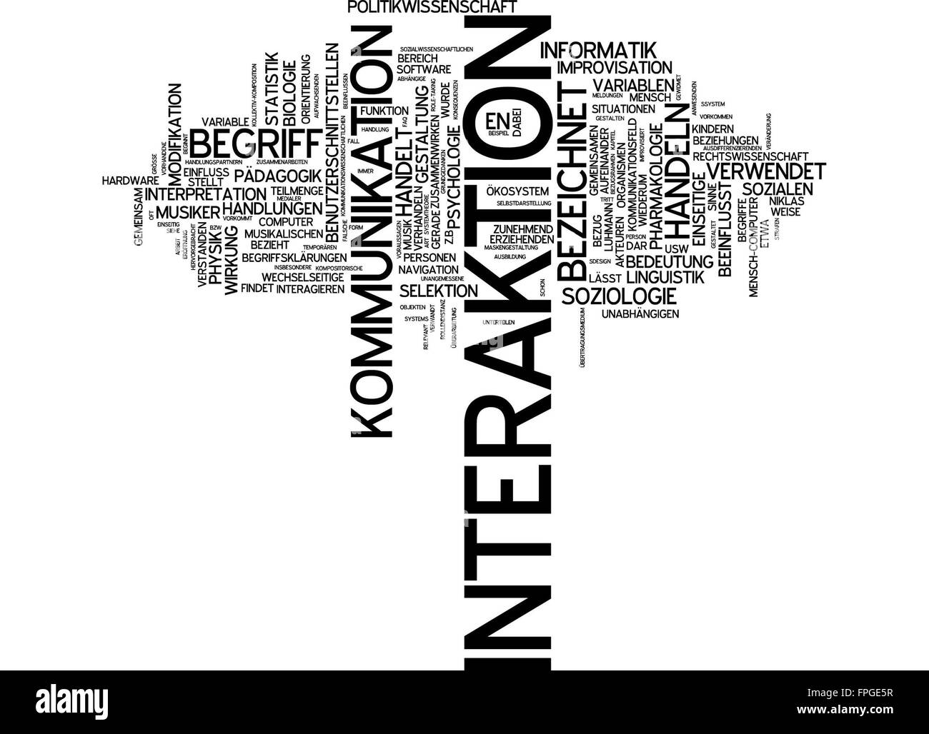 interaktion kommunikation begriff sozial Stock Photo: 99936643 - Alamy