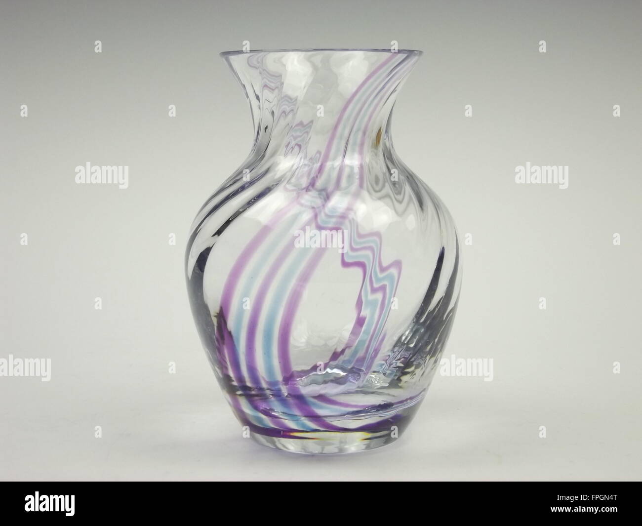 Caithness glass vase Stock Photo - Alamy