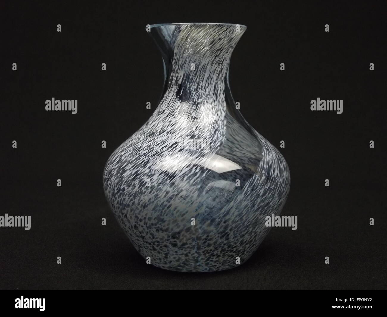 Caithness glass vase Stock Photo - Alamy