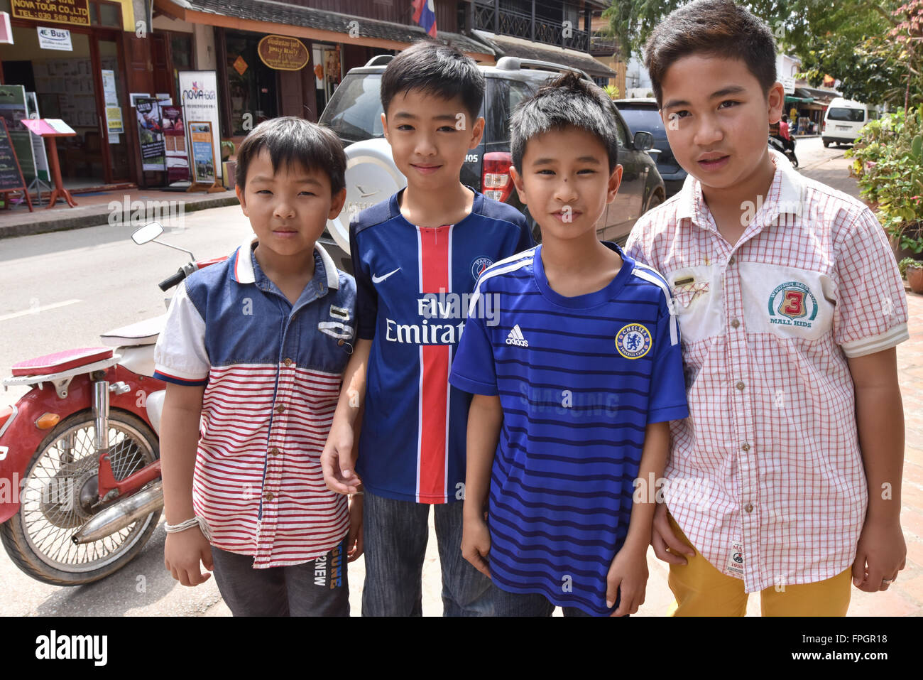 Laotian boys hi-res stock photography and images - Alamy