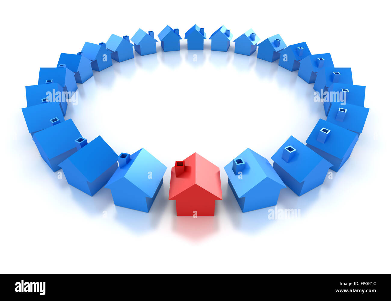 3d computer generated image home hi-res stock photography and images ...