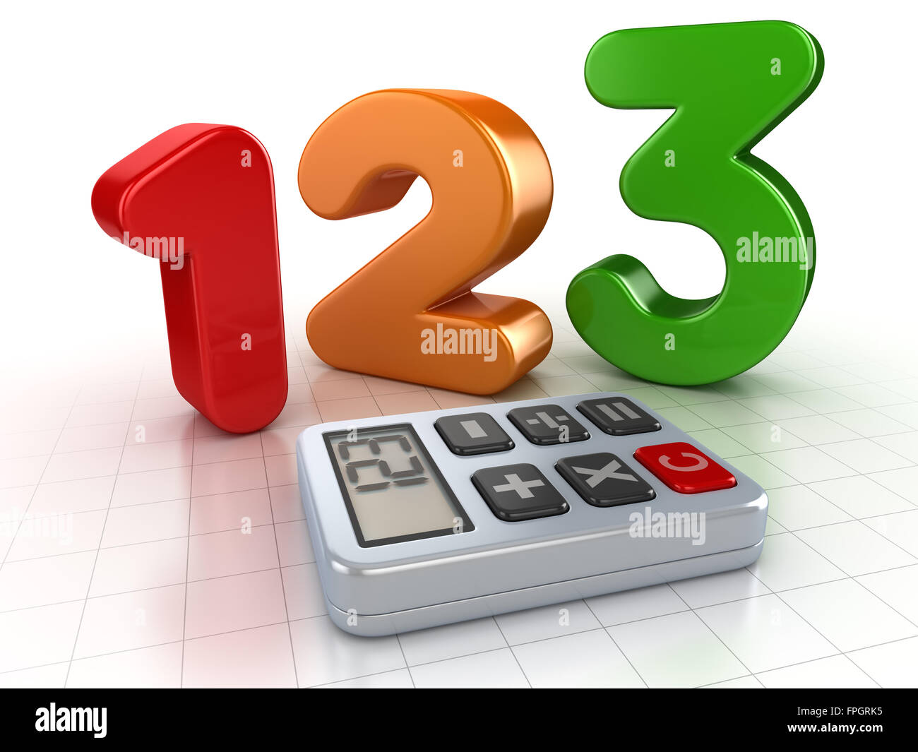 Number 3d hi-res stock photography and images - Alamy