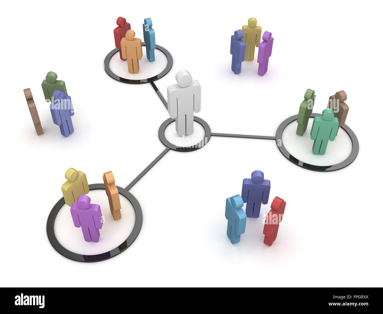 3d teamwork hi-res stock photography and images - Alamy