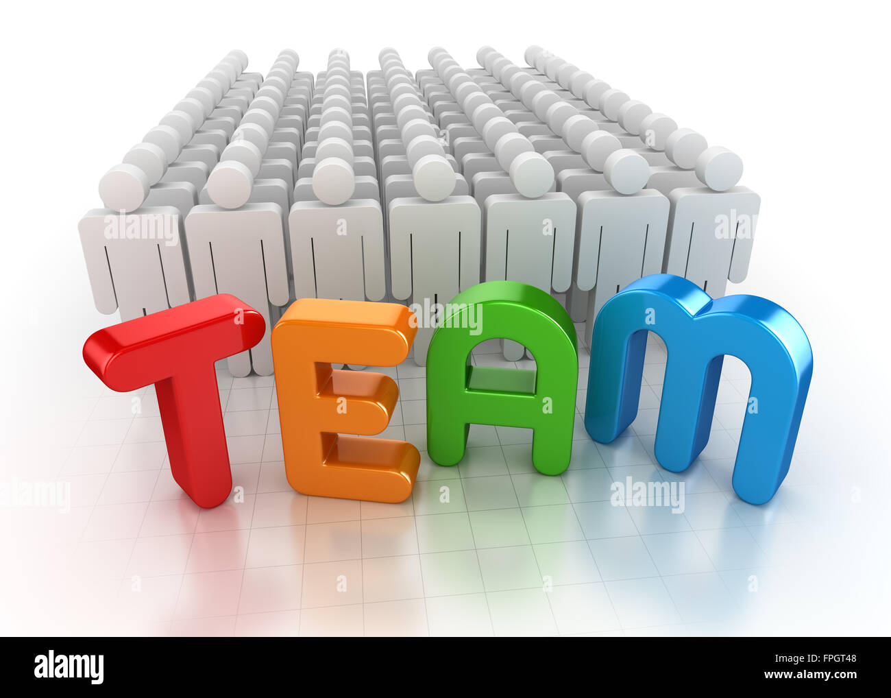Team concept , This is a computer generated and 3d rendered picture ...