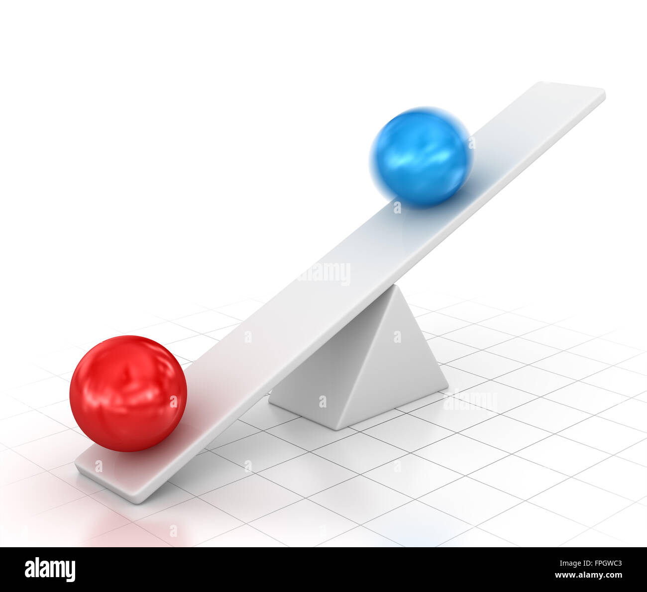 Balance with ball , This is a computer generated and 3d rendered ...