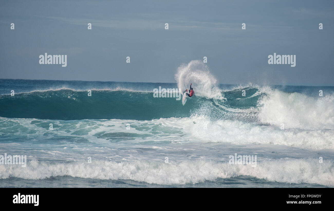 surfer with massiv spray Stock Photo - Alamy