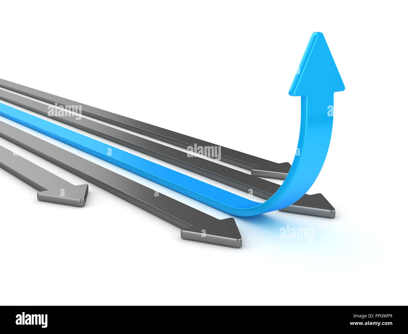 Leader arrow , This is a computer generated and 3d rendered image Stock ...