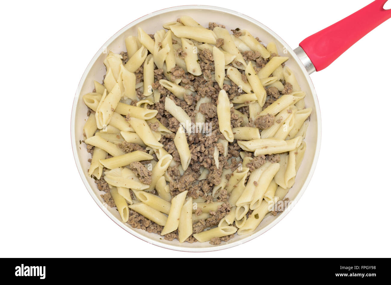 Pan with pasta hi-res stock photography and images - Alamy