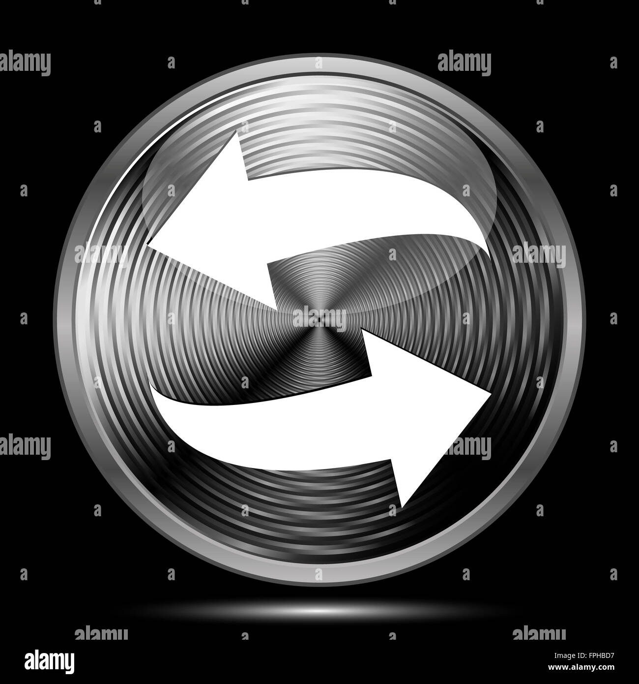 Swap icon. Internet button on black background Stock Photo - Alamy