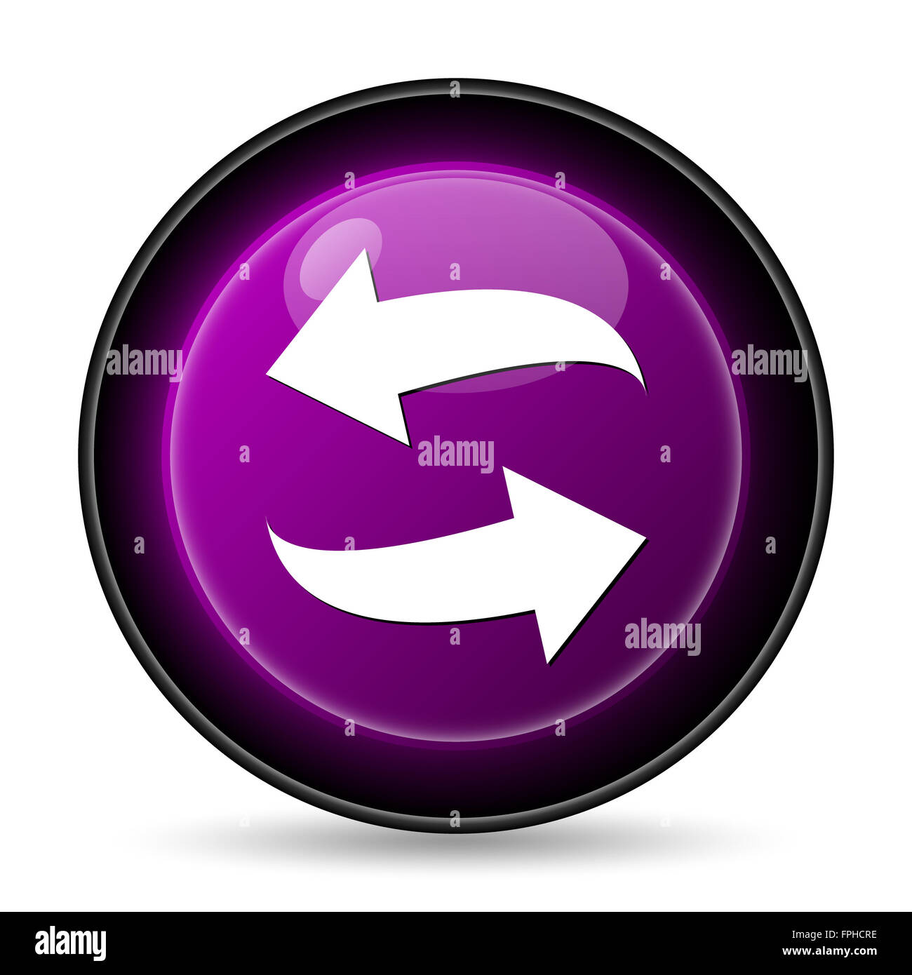 Swap icon. Internet button on white background Stock Photo - Alamy