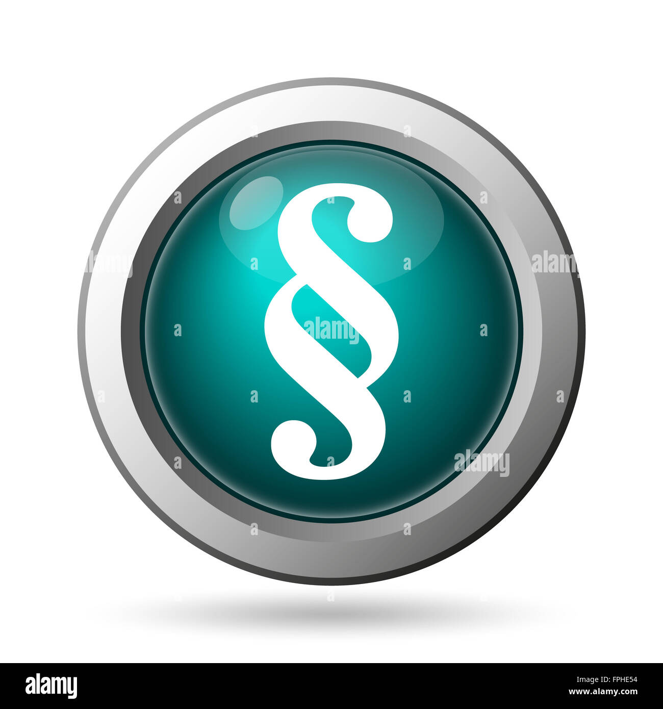 Paragraph icon. Internet button on white background Stock Photo - Alamy