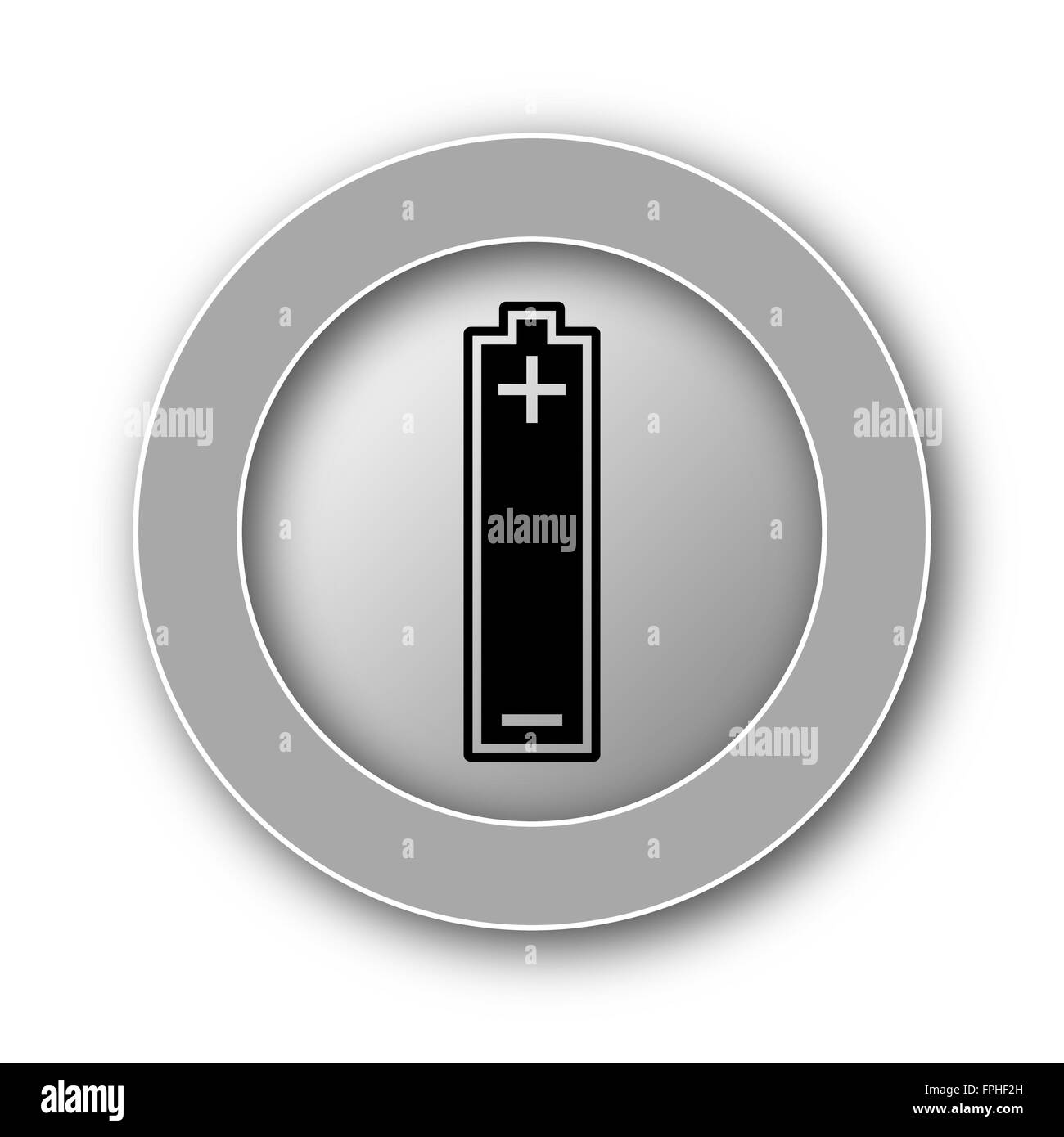 Battery charging icon 3d Black and White Stock Photos & Images - Alamy