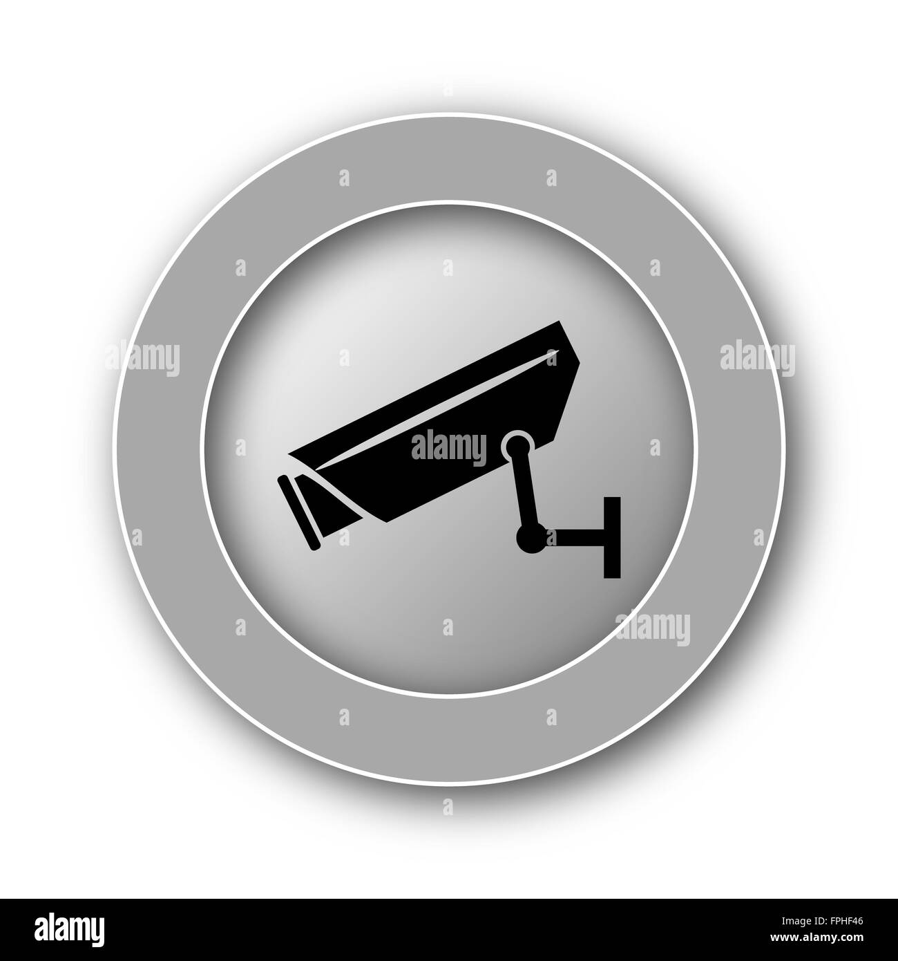 3d cctv warning sign hi-res stock photography and images - Alamy