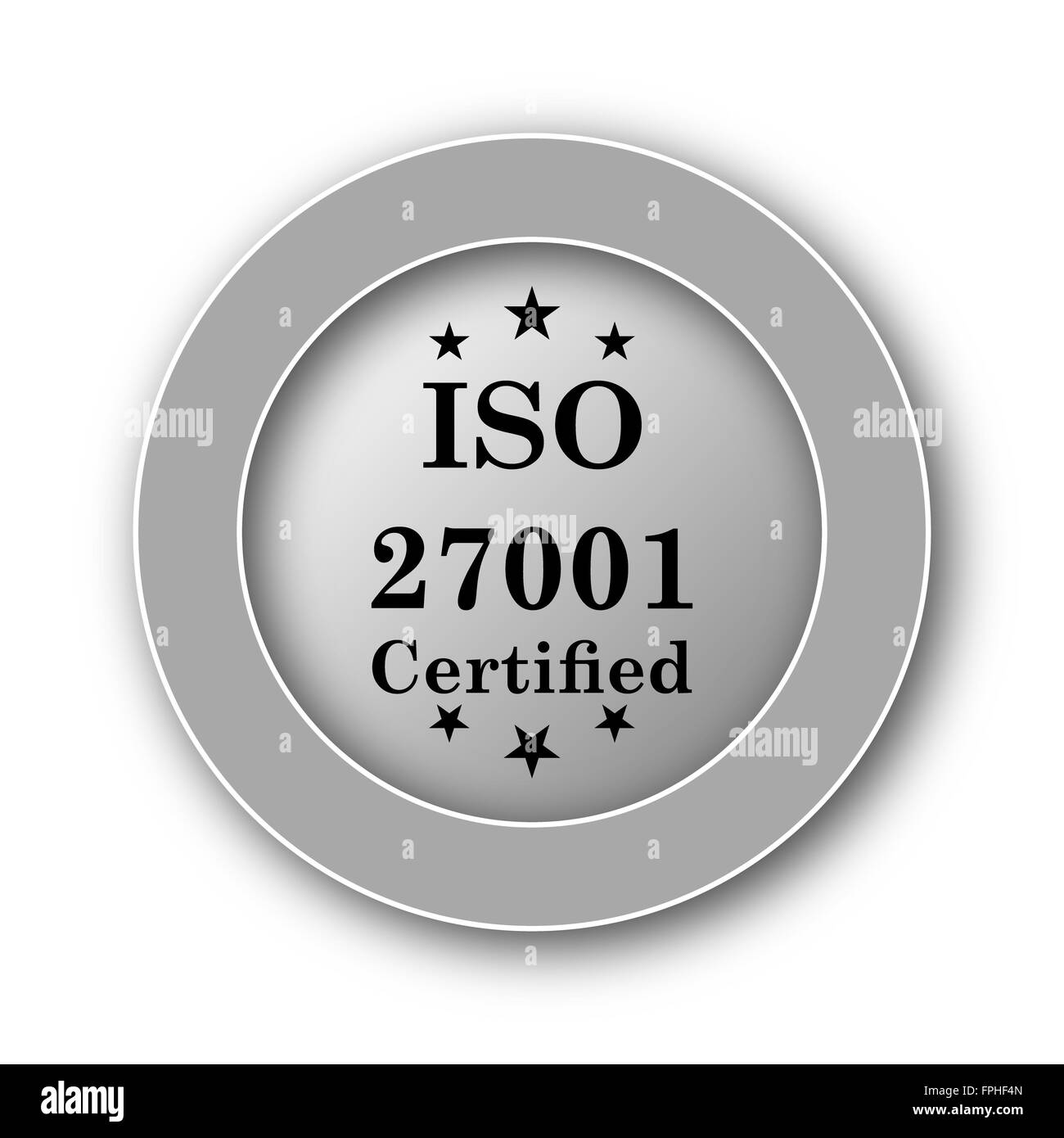 ISO 27001 icon. Internet button on white background Stock Photo - Alamy ISO 27001 icon. Internet button on white background Stock Photo - Alamy